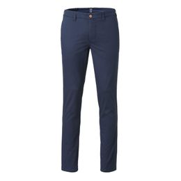 MEYER Herren Chinos "M5 Move 1-6024", blau, Gr. 32, unifarben, 96% Baumwolle, 4% Elasthan, Hosen, mit Stretchbund