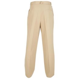 Urban Classics Herren Stoffhose "Urban Classics Herren Double Pleated Pants", beige, Gr. 30, unifarben, 67% Polyester, 33% Viskose, Hosen