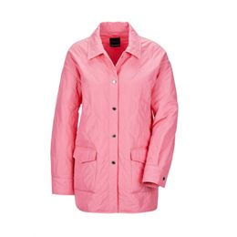 GOLDNER Damen Steppjacke "Kurzgr&ouml;&szlig;e Steppjacke mit Hemdkragen", orange, Gr. 19, Obermaterial: 100% Polyamid PA., Jacken, Seitenschlitze