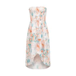 CLOUD 5IVE Damen Shirtkleid "CLOUD 5IVE Bandeau Kleid in Wrap Look und AOP Blumen Print"gr&uuml;n, Gr. XXL, 95% Polyester, 5% Elasthan, Kleider
