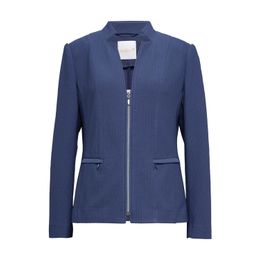 GOLDNER Damen Jackenblazer "Kurzgr&ouml;&szlig;e Trageangenehmer Struktur-Jerseyblazer", gr&uuml;n, Gr. 24, Obermaterial: 98% Polyester PES. 2% Elasthan EL., Blazer,