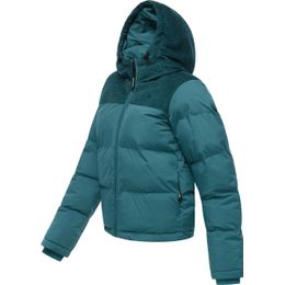 Ragwear Damen Steppjacke "Amazze", gr&uuml;n, Gr. S, Obermaterial: 100% Polyester. Obermaterial Einsatz: 100% Baumwolle. Innenfutter: 100% Polyester.