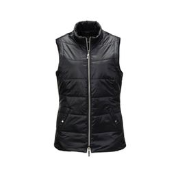 GOLDNER Damen Kurzweste "Kurzgr&ouml;&szlig;e Leichte Steppweste mit Stehkragen", schwarz, Gr. 21, Obermaterial: 100% Polyamid PA., Westen, Ohne
