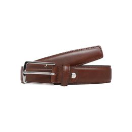 Jack & Jones JACK & JONES Herren Lederg&uuml;rtel "JACCHRISTOPHER BELT NOOS", braun, Gr. 80, unifarben, Leder, G&uuml;rtel