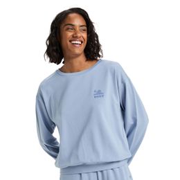 Roxy Damen Sweatshirt "Surfing By Moonlight"blau blizzard, Gr. M, Obermaterial: 68% Viskose, 29% Microfaser, 3% Elasthan;, Sweatshirts