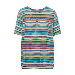 GOLDNER Damen Druckbluse "Farbbrillante Druckbluse mit liebevollen Details", bunt, Gr. 42, Obermaterial: 100% Viskose CV., Blusen, Ohne