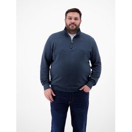Lerros Herren Troyer "Herren Stricktroyer in lebendiger Optik", blau, Gr. 4XL, 100% Baumwolle, Pullover