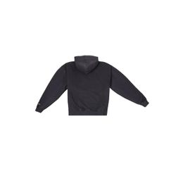 DROPSIZE Herren Sweatjacke "Dropsize SUPER HEAVY OVERISZE RAW EDGES ZIP HOODIE", schwarz, Gr. S, 70% Baumwolle, 30% Polyester, Sweatjacken