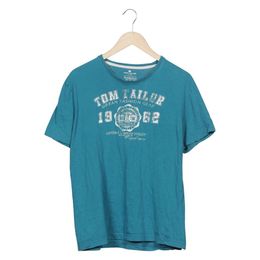 Tom Tailor T-Shirt Herren Gr&ouml;&szlig;e XXL Second Hand t&uuml;rkis