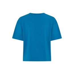 HUGO UNDERWEAR Damen T-Shirt "Signature", Gr. M, blau, Jersey, Obermaterial: 48% Baumwolle, 48% Modal, 4% Elasthan, Shirts, normale Passofrm, Rundhals