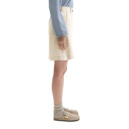 Marc O'Polo Webrock MARC O'POLO "aus Brushed Cotton Twill", Damen, Gr. 42, linen beige, Obermaterial: 56% Baumwolle, 41% Lyocell, 3% Elasthan, unifarben, figurbetont kurz, R&ouml;cke