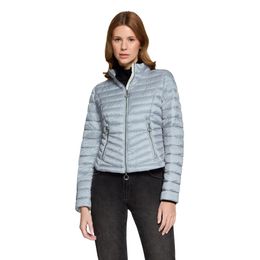 Steppjacke Gil Bret, Damen, Gr. 44, ashley blau, Steppware, Obermaterial: 100% Polyamid, unifarben, regular fit normal, Jacken Steppjacke, mit Stehkragen