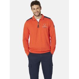 Babista Herren Langarm-Poloshirt "Langarm-Poloshirt VELGIO", rot, Gr. XXXL, Obermaterial: 60% Baumwolle CO. 40% Polyester COOLMAX PES(Coolmax).,