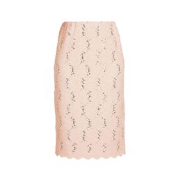 GOLDNER Damen Midirock "Kurzgr&ouml;&szlig;e Schicker Rock aus elastischer Spitze", rosa, festlich, Gr. 25, Obermaterial: 98% Polyester PES. 2% Elasthan EL.,