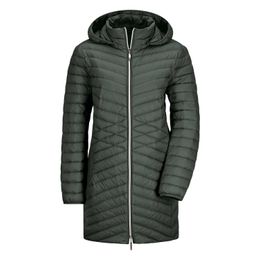 GOLDNER Damen Winterjacke "Kurzgr&ouml;&szlig;e Gef&uuml;tterter langer Mantel mit Kapuze", gr&uuml;n, Modisch, Gr. 20, Obermaterial: 100% Polyamid PA., Jacken, mit