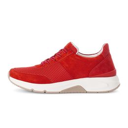 Gabor Damen Sneaker "Sneaker low", Gr. 38, rot, Schuhe