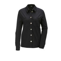 GOLDNER Damen Kurzjacke "Kurzgr&ouml;&szlig;e Hemdjacke", schwarz, Gr. 20, Obermaterial: 69% Viskose CV. 26% Polyester PES. 5% Elasthan EL., Jacken, mit