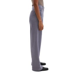 Marc O'Polo MARC O'POLO Damen Chinohose "aus Brushed Cotton Twill", grau, Gr. 38, unifarben, Twill, Obermaterial: 56% Baumwolle, 41% Lyocell, 3% Elasthan, Hosen