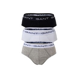 Gant Herren Slip "Slip BRIEF 3-PACK 3er Pack", Gr. M, bunt, Obermaterial: 95% Baumwolle CO. 5% Elasthan EL., Unterhosen