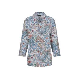 GOLDNER Damen Hemdbluse "Druckbluse mit Paisley-Muster", bunt, Gr. 46, Obermaterial: 100% Polyester PES., Blusen, pflegeleichte Qualit&auml;t