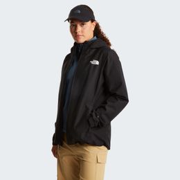 The North Face Damen Funktionsjacke "W QUEST JACKET", schwarz, Gr. M, Web, Obermaterial: 100% Polyester, Jacken, mit Kinnschutz, atmungsaktiv,