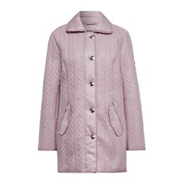 GOLDNER Damen Steppjacke "Kurzgr&ouml;&szlig;e Longjacke mit au&szlig;ergew&ouml;hnlicher Steppung", rosa, Gr. 20, Obermaterial: 100% Polyester PES., Jacken, Ohne