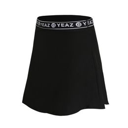 YEAZ Damen Skort "Skirt MYTH", schwarz, Gr. S, Obermaterial: 78% Polyester PES. 22% Elasthan EL., R&ouml;cke