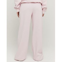 Tally Weijl Damen Sweathose "SPACOWIBY", rosa, Gr. 42, unifarben, Sweatware, Obermaterial: 64% Baumwolle, 36% Polyester, Hosen, Baumwollmischung, weit