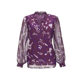 GOLDNER Damen Chiffonbluse "Bluse", pink, Gr. 42, Obermaterial: 100% Polyester PES., Blusen, Mit femininen R&uuml;schendetails