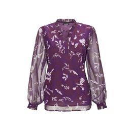 GOLDNER Damen Chiffonbluse "Bluse", pink, Gr. 46, Obermaterial: 100% Polyester PES., Blusen, Mit femininen R&uuml;schendetails