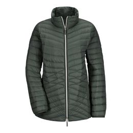 GOLDNER Damen Steppjacke "Kurzgr&ouml;&szlig;e Herbstjacke mit Daunen, Stehkragen", gr&uuml;n, Modisch, Gr. 19, Obermaterial: 100% Polyamid PA., Jacken, 2-Wege RV