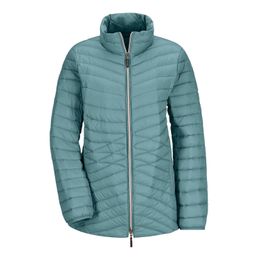 GOLDNER Damen Steppjacke "Kurzgr&ouml;&szlig;e Herbstjacke mit Daunen, Stehkragen", gr&uuml;n, Modisch, Gr. 23, Obermaterial: 100% Polyamid PA., Jacken, 2-Wege RV