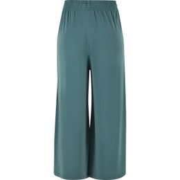 Urban Classics Damen Bequeme Jeans "Urban Classics Damen Ladies Modal Culotte", gr&uuml;n, Gr. XL, unifarben, 77% Modal, 23% Polyester, Jeans