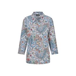 GOLDNER Damen Hemdbluse "Kurzgr&ouml;&szlig;e Druckbluse mit Paisley-Muster", bunt, Gr. 20, Obermaterial: 100% Polyester PES., Blusen, pflegeleichte Qualit&auml;t