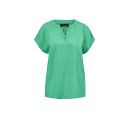 GOLDNER Damen Schlupfbluse "Kurzgr&ouml;&szlig;e Bluse mit Tunika Ausschnitt", gr&uuml;n, Gr. 21, Obermaterial: 100% Viskose CV., Blusen, keine/nicht relevant