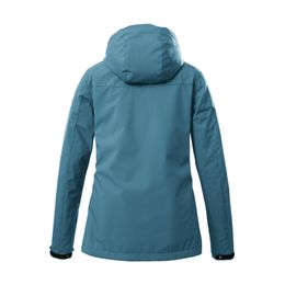 Killtec Damen Softshelljacke "KOS 89 WMN SFTSHLL JCKT", blau, Gr. 46, Oberseite: 100% Polyester.R&uuml;ckseite: 100% Polyester.Futter: 100% Polyester,
