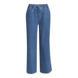 Smith & Soul SMITH & SOUL Damen Weite Jeanslight denim, Gr. 27, unifarben, Denim/Jeans, Material: 98% Baumwolle, 2% Elasthan, Jeans, mit Elastikbund