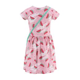 happy girls M&auml;dchen Sommerkleid "M&auml;dchenkleid", rosa, Gr. 122, Stoff, 100% Baumwolle, Kleider