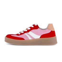 Gabor Damen Sneaker "Sneaker low", Gr. 39, rot, Schuhe