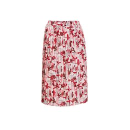 GOLDNER Damen Jerseyrock "Kurzgr&ouml;&szlig;e Gemusterter Jerseyrock mit Schlupfbund", rot, Gr. 23, Obermaterial: 95% Polyester PES. 5% Elasthan EL., R&ouml;cke,