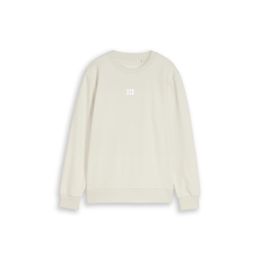 Tom Tailor Jungen Glow-in-the-Dark Sweatshirt, wei&szlig;, Uni, Gr. 164