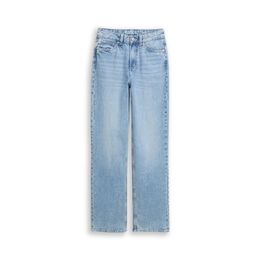 Tom Tailor Denim Damen TTELIN STRAIGHT Jeans, blau, Uni, Gr. 26/32