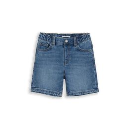 Tom Tailor Jungen Jeans Shorts mit Stretch, blau, Uni, Gr. 122