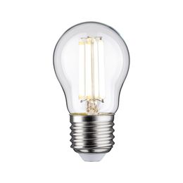 Paulmann LED-Leuchtmittel "Eco-Line Tropfen 840lm 4W 4000K klar 230V", Energieeffizienz: A (A-G), transparent, L:8cm &Oslash;:4,5cm, Leuchtmittel