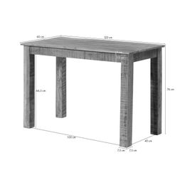 Esstisch Akazie 120x60x76 natur versiegelt NATURE OF SPIRIT #325