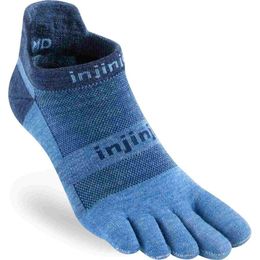 injinji Run Lightweight No Show Bekleidung Unisex blau M