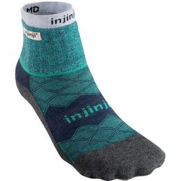 injinji Liner+Runner Mini-Crew Bekleidung Herren blau M