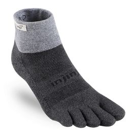 injinji Trail Midweight Mini Crew Bekleidung Herren grau S