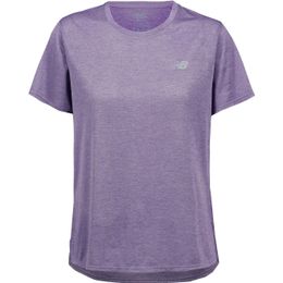 New Balance Athletics T-Shirt Funktionsshirt Damen - Gr&ouml;&szlig;e S - lila