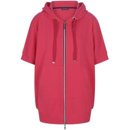 MYBC - Kapuzen-Long-Jacke, pink, Gr. 36 / S - Baumwolle
